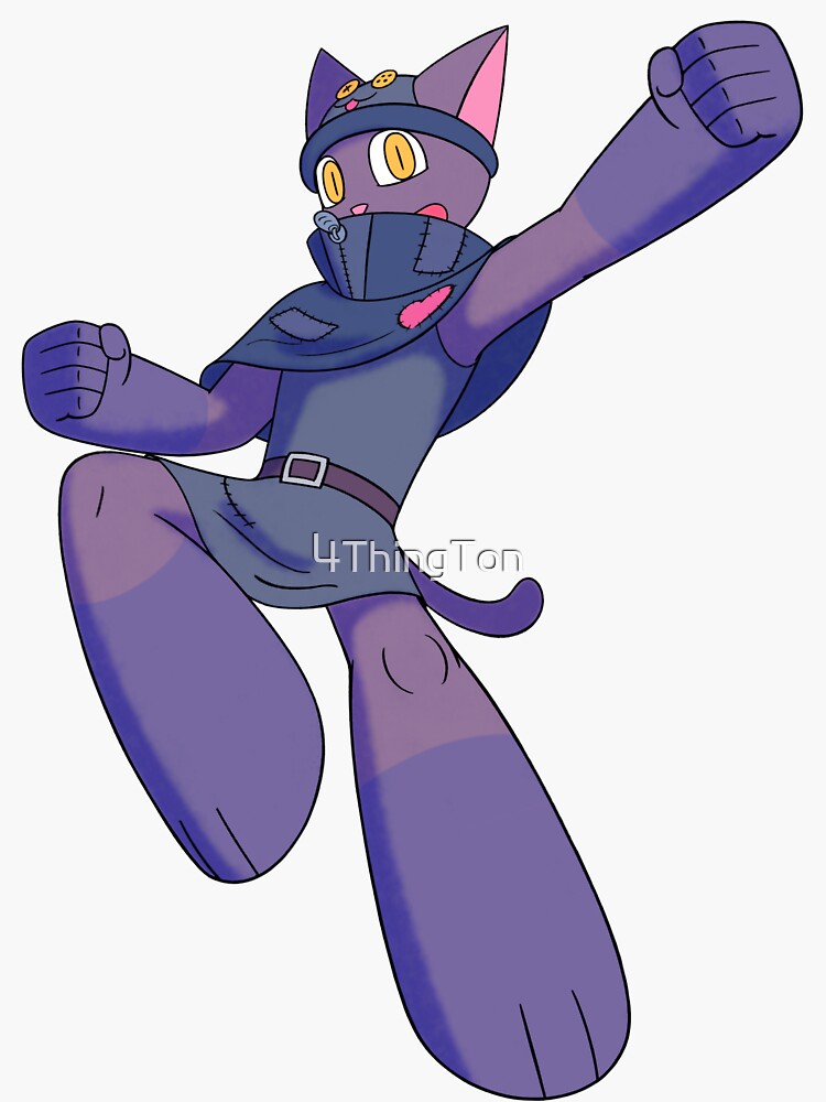 "Toto Cat" Sticker for Sale by 4ThingTon | Redbubble