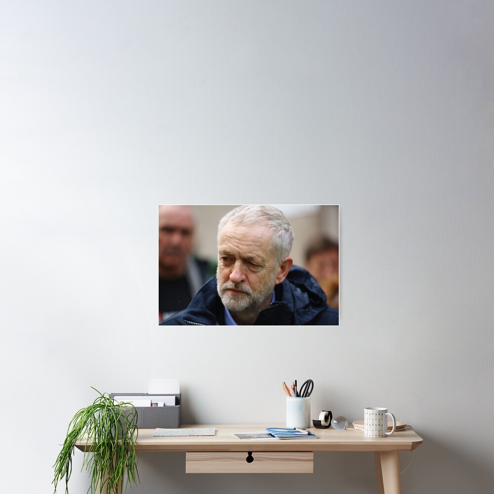 "Jeremy Corbyn Full Face" Poster by AlfieBurch | Redbubble