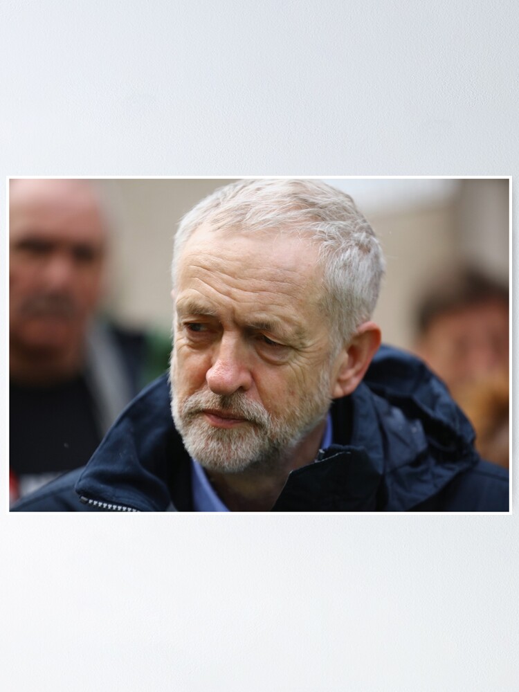 "Jeremy Corbyn Full Face" Poster by AlfieBurch | Redbubble