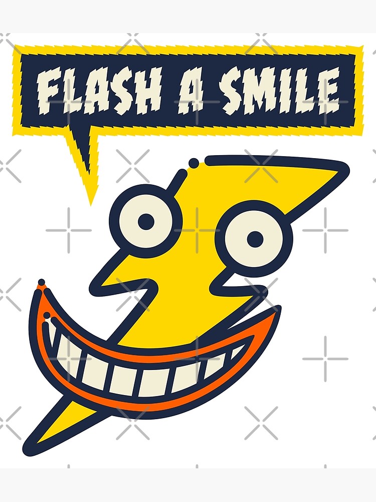 "Flash a Smile" Poster for Sale by cappobeano | Redbubble
