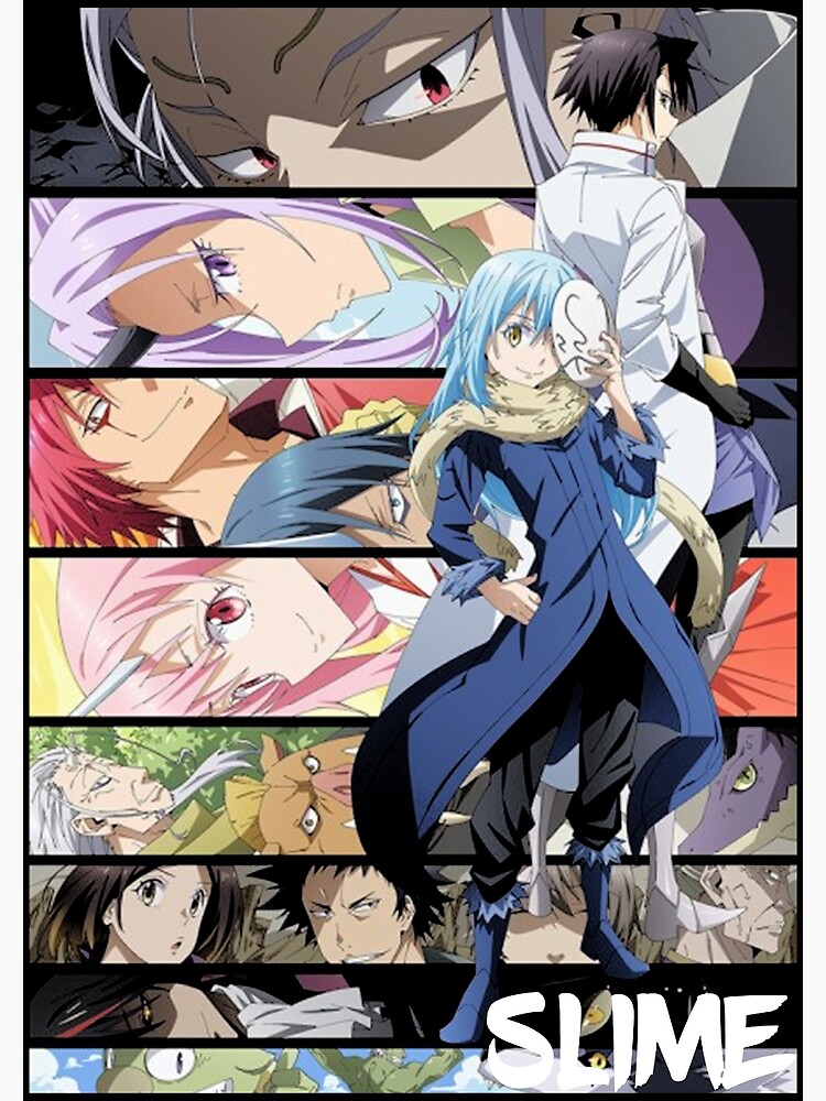 "THE SLIME DIARIES Tensei Shitara Slime" Poster for Sale by DillanVeum ...