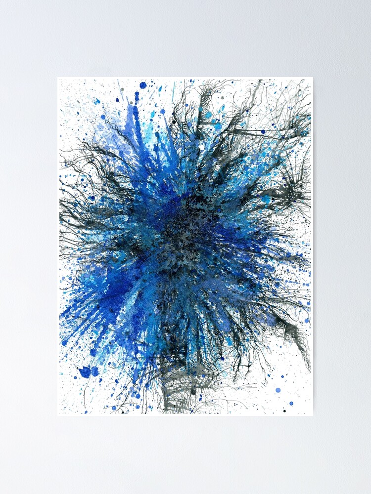 "Winter Solstice In Antarctica #489 Hand Painted OOAK Abstract Painting ...