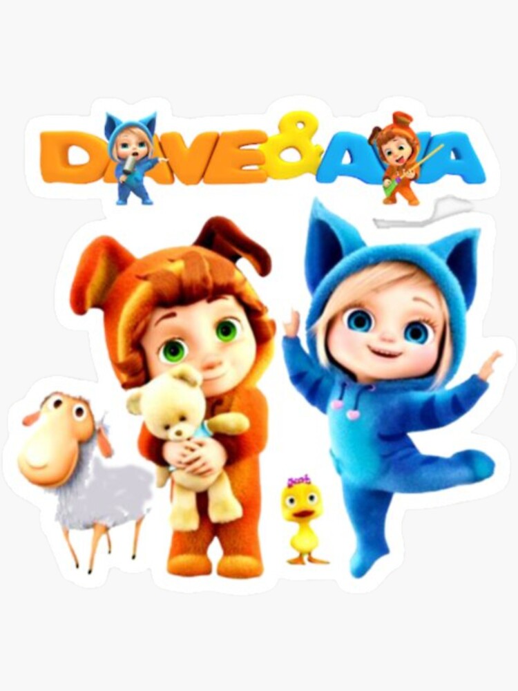 "Dave and Ava" Sticker for Sale by disgner012 | Redbubble