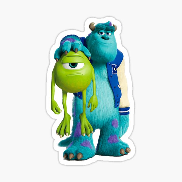 "Monsters University Fan" Sticker for Sale by Roborrigan | Redbubble