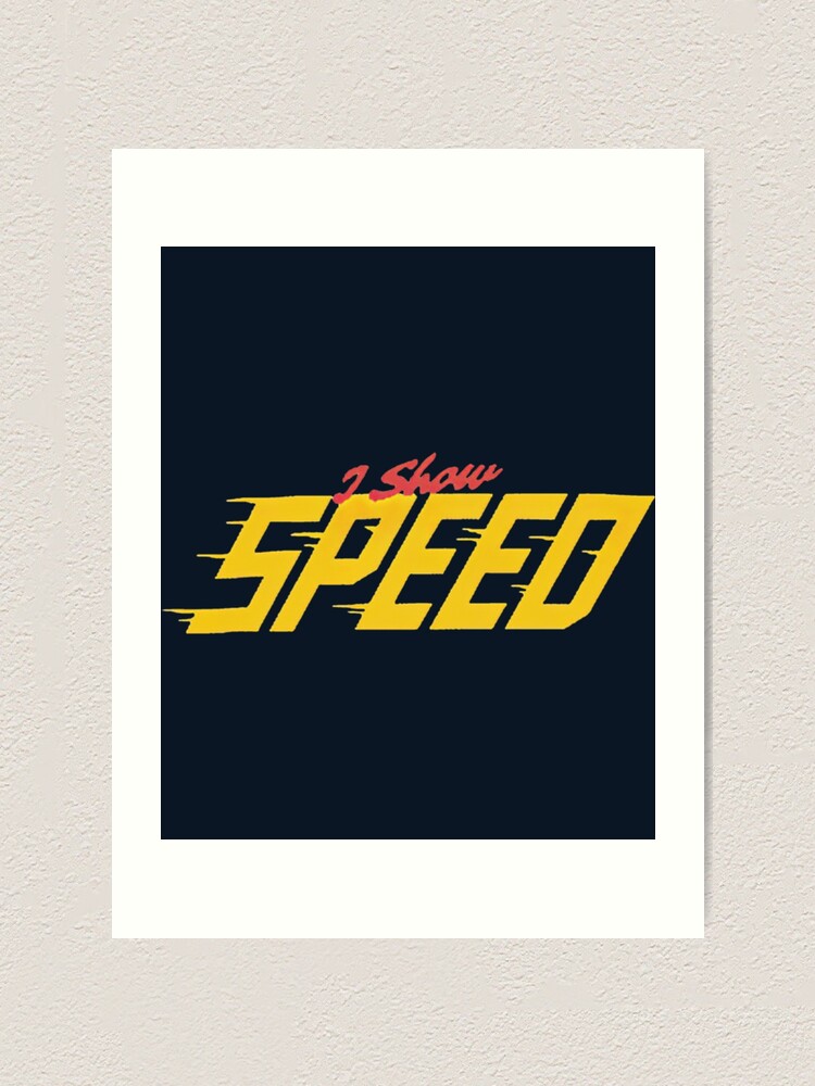 "IShowSpeed" Art Print for Sale by VersiliLLC | Redbubble