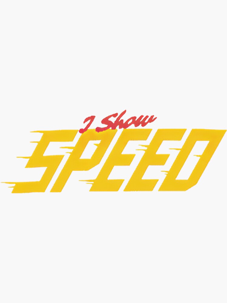 "IShowSpeed" Sticker for Sale by VersiliLLC | Redbubble