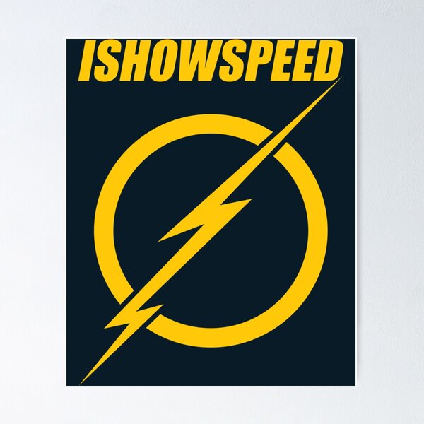 "Ishowspeed Merch Is How Speed Logo " Poster for Sale by VersiliLLC ...