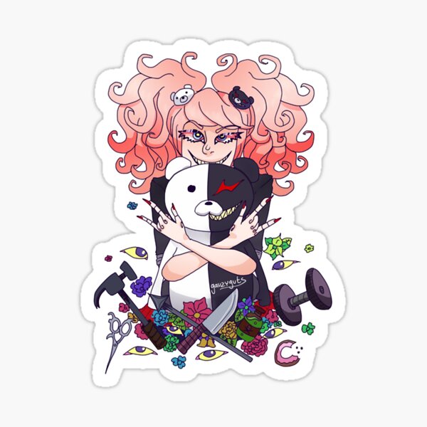 "Mask Junko Pretty Enoshima My Favorite People" Sticker for Sale by ...