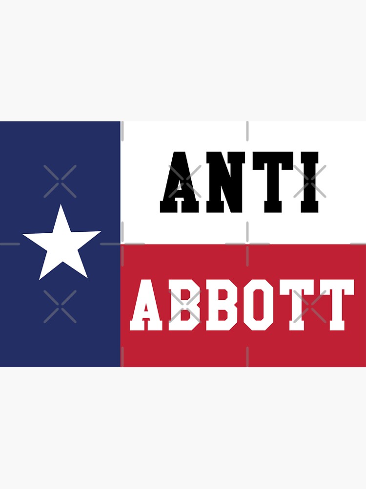 "Anti Greg Abbott, Abortion Rights" Sticker for Sale by RosaPrints ...