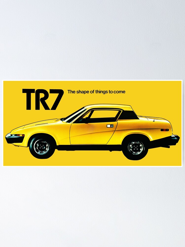 Póster «Folleto de Triumph TR7 'La forma de las cosas' de 1975» de ...