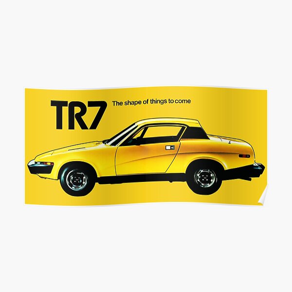 Póster «Folleto de Triumph TR7 'La forma de las cosas' de 1975» de ...