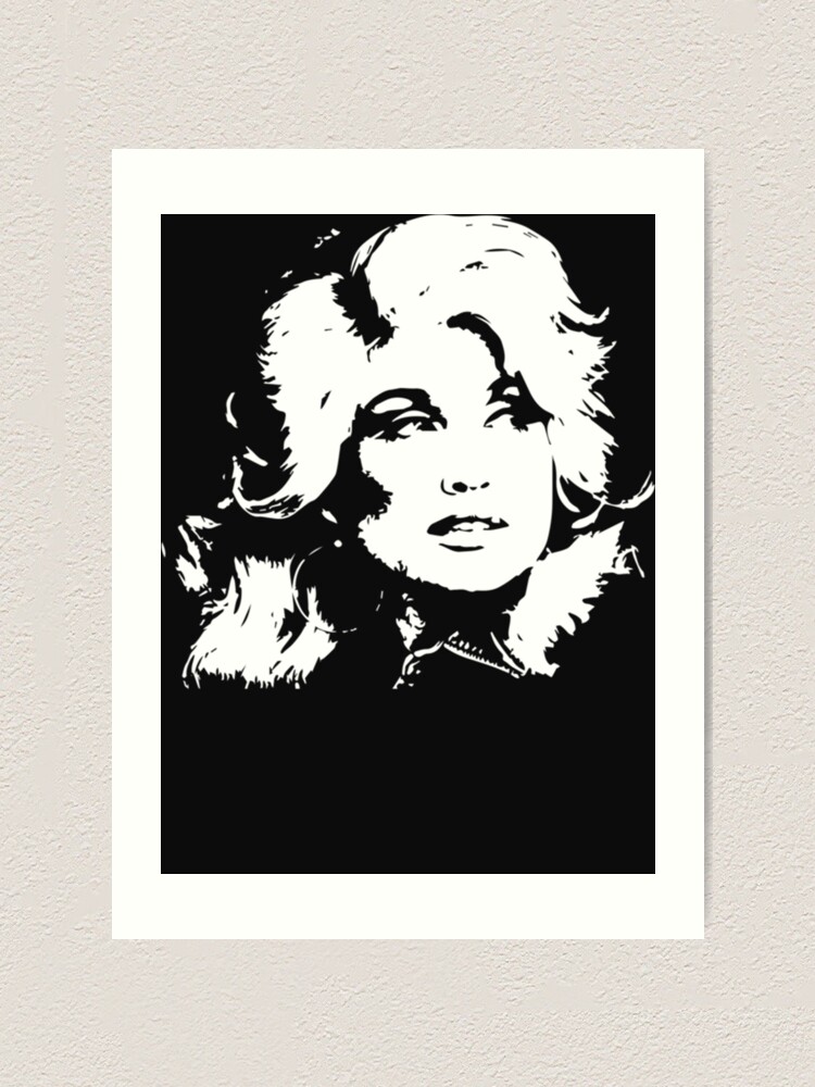 "dolly parton illustration ,dolly parton art " Art Print for Sale by ...