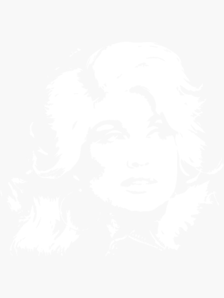 "dolly parton illustration ,dolly parton art " Sticker for Sale by ...
