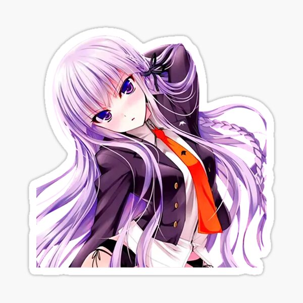 "Vintage Photograp Junko Cute Enoshima Mens My Favorite" Sticker for ...