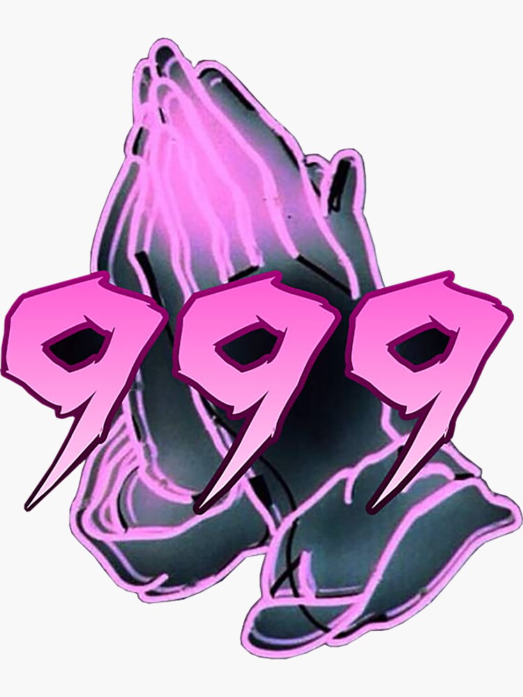 "pink logo 999" Sticker for Sale by melisadavis | Redbubble