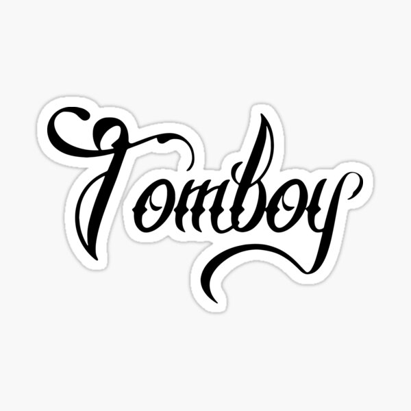 "Tomboy" Sticker for Sale by MakeItTrend | Redbubble