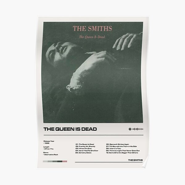 "The Queen Is Dead Album Poster" Poster for Sale by janejessie | Redbubble
