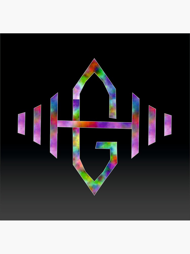 "HG high graffiti base logo" Sticker for Sale by Exaltgrafiti | Redbubble