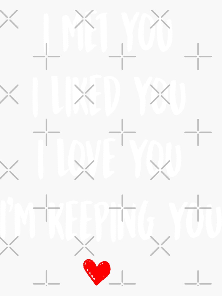 "Forever Yours, Cute Love, For Your Partner" Sticker for Sale by ...