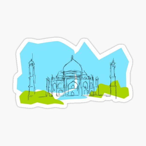 "taj " Sticker for Sale by zeeezoom | Redbubble