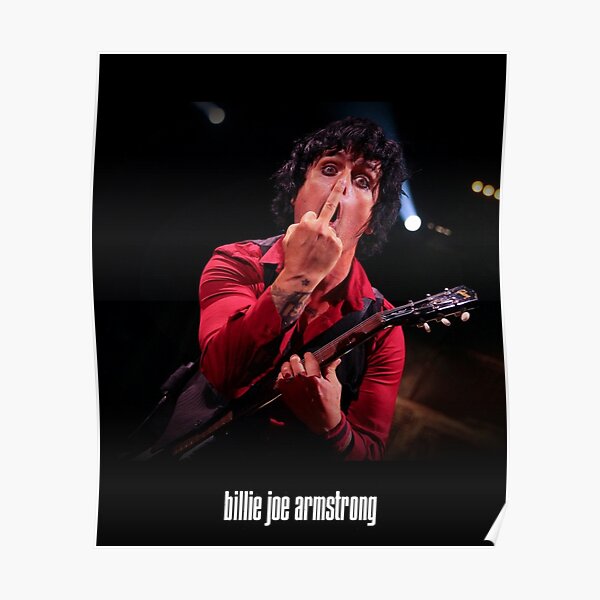 "Billie Joe Armstrong" Poster for Sale by Zinour | Redbubble