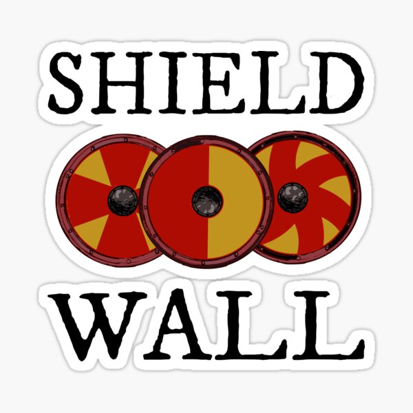 "Anglo-Saxon Shield Wall" Sticker for Sale by HSHistory | Redbubble