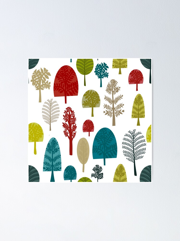 "Trees and branches" Poster for Sale by LucieLemonade | Redbubble