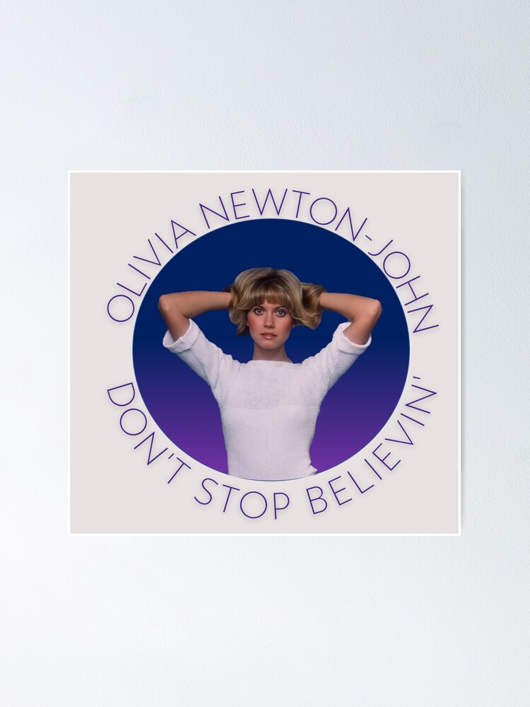 "Olivia Newton-John - Dont Stop Believing - Vintage Reproduction ...