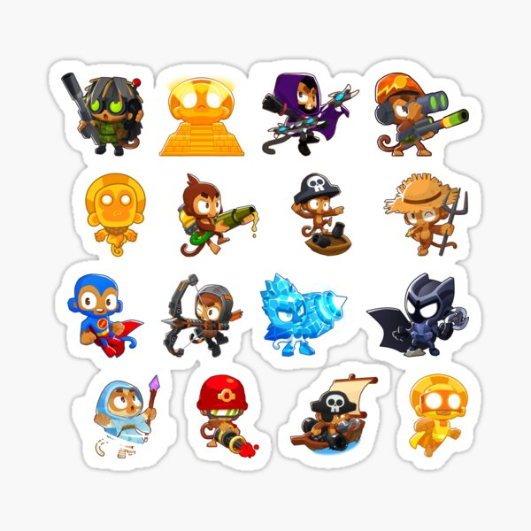 "The Bloons Td 6 Pack" Sticker for Sale by LophiaLizaraga | Redbubble