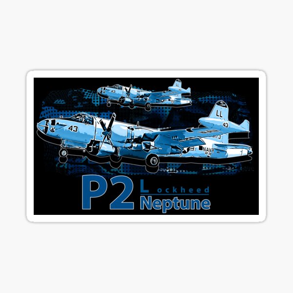 "Lockheed P2 Neptune Vintage military Aircraft" Sticker for Sale by ...