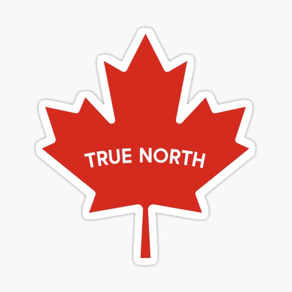 "The True North" Sticker for Sale by franklinprintco | Redbubble