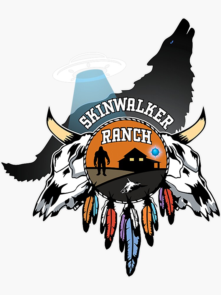 "Skinwalker Ranch Site for Paranormal UFO and Yeti Activity" Sticker ...