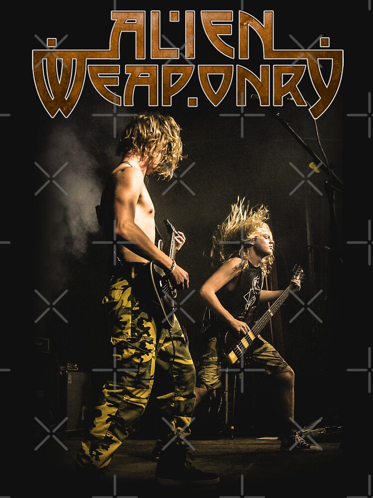 "Alien weaponry metal band" T-shirt for Sale by midnightice | Redbubble ...