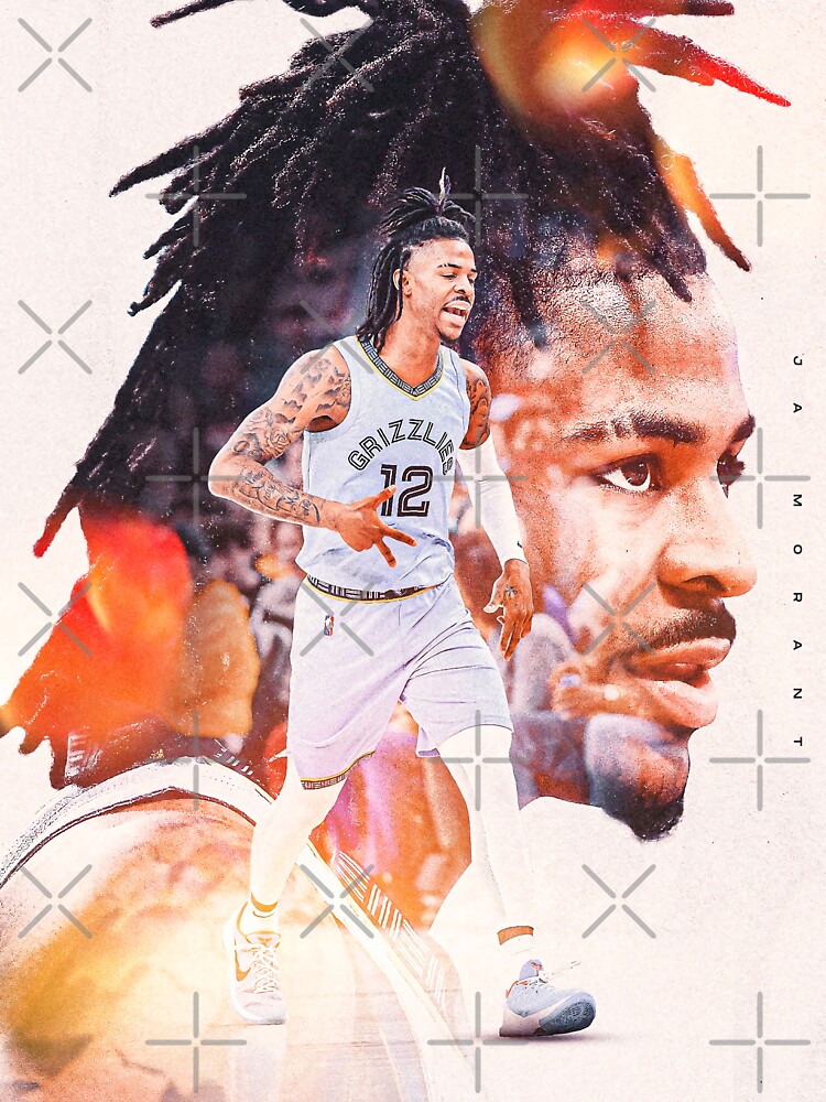 "Ja Morant 12 Next GOAT" Sticker for Sale by MichaelBK11 | Redbubble