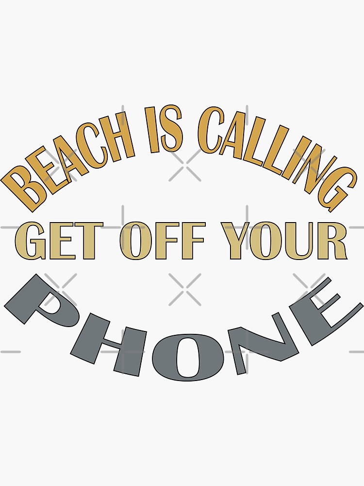 "Mobile Phone Addiction" Sticker for Sale by SydneyLoving | Redbubble