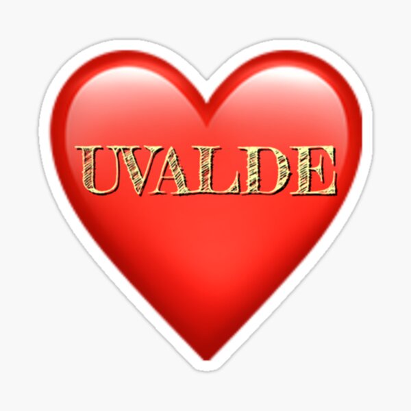 "Uvalde Love " Sticker for Sale by AzariaBernie | Redbubble