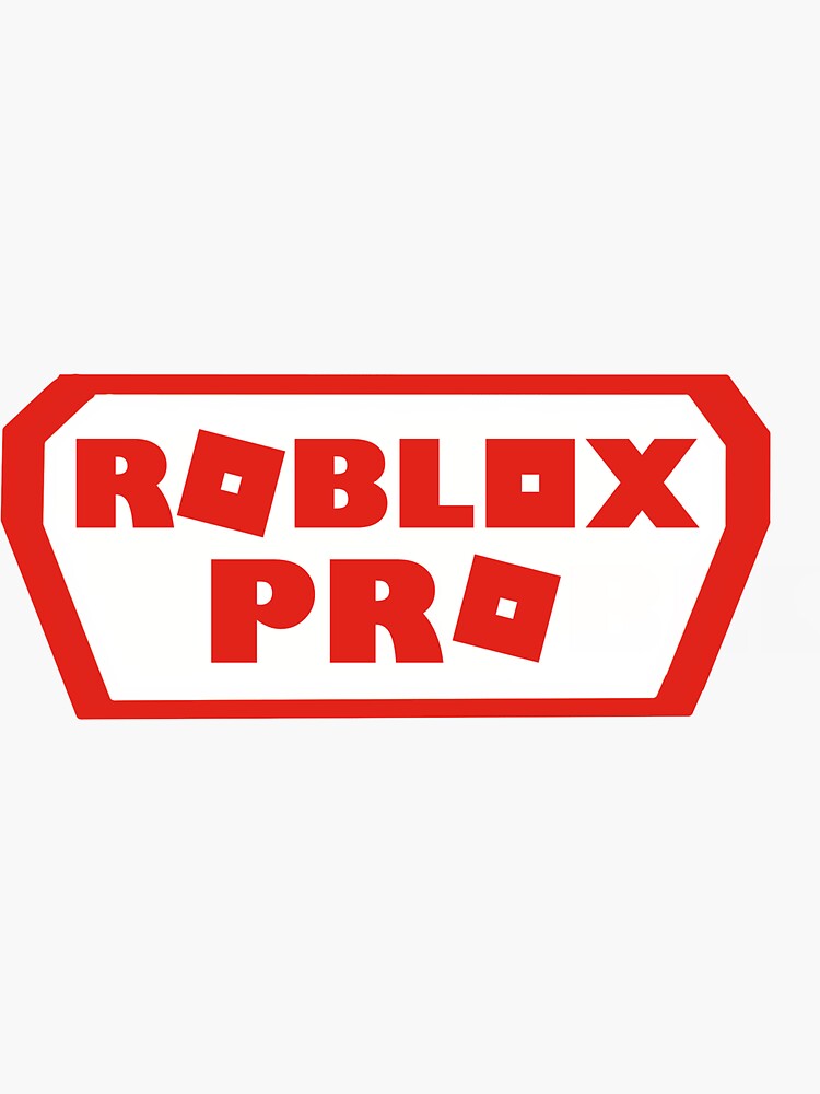 "ROBLOX PRO design" Sticker for Sale by CassieStudios | Redbubble