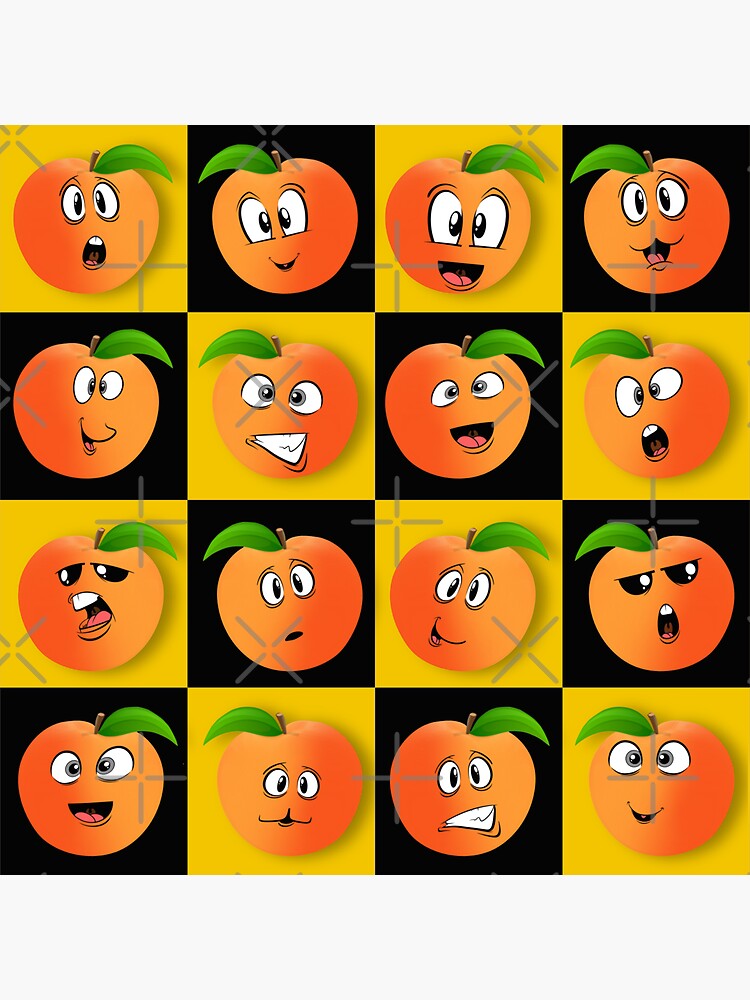 "Cute Peach expressions" Sticker for Sale by TipTopTapo | Redbubble