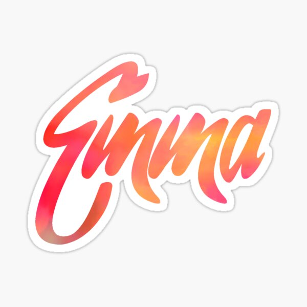 "Emma" Sticker by navtrav | Redbubble