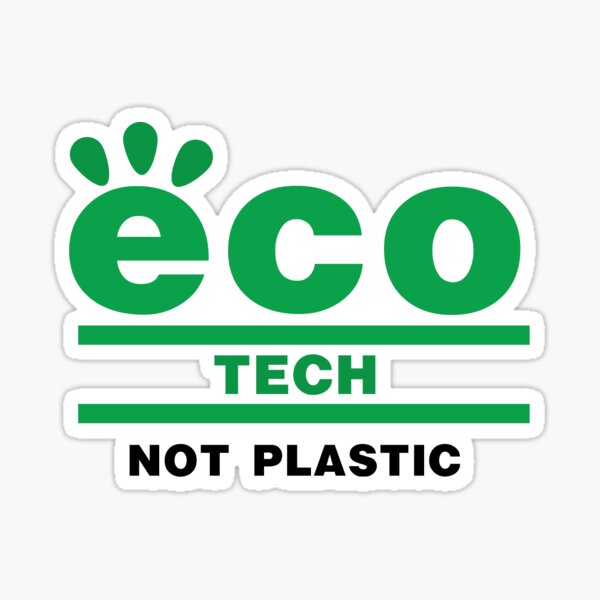 "ECO TECH LOGO" Sticker for Sale by Wirabuanap | Redbubble