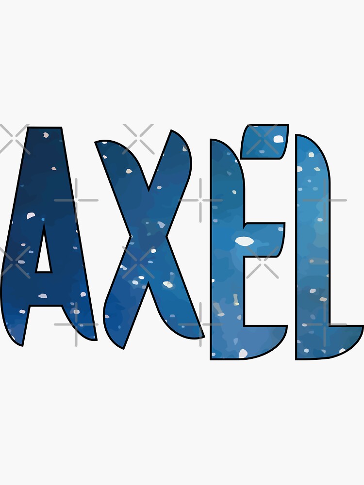 "AXEL Name IV - My name is AXEL - typography name - Galaxy Vibe ...