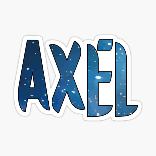 "AXEL Name IV - My name is AXEL - typography name - Galaxy Vibe ...