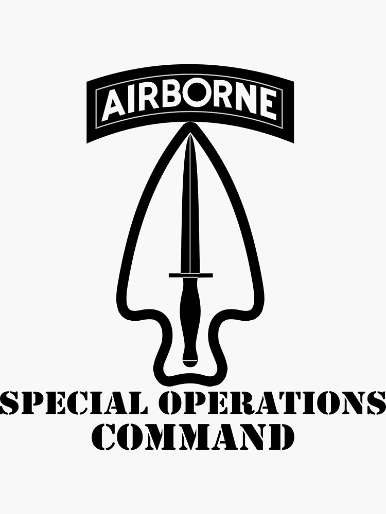 "Army Special Operations Command " Sticker for Sale by SarahDesignsPT ...