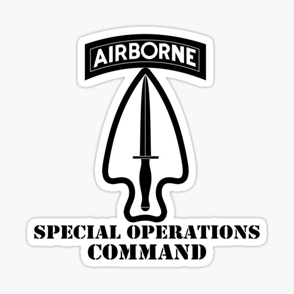 "Army Special Operations Command " Sticker for Sale by SarahDesignsPT ...
