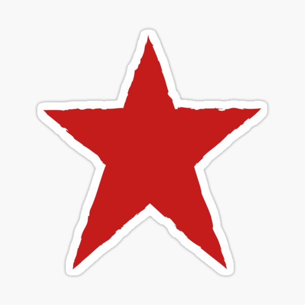 "Rustic Stars on Red" Sticker for Sale by daisy-beatrice | Redbubble