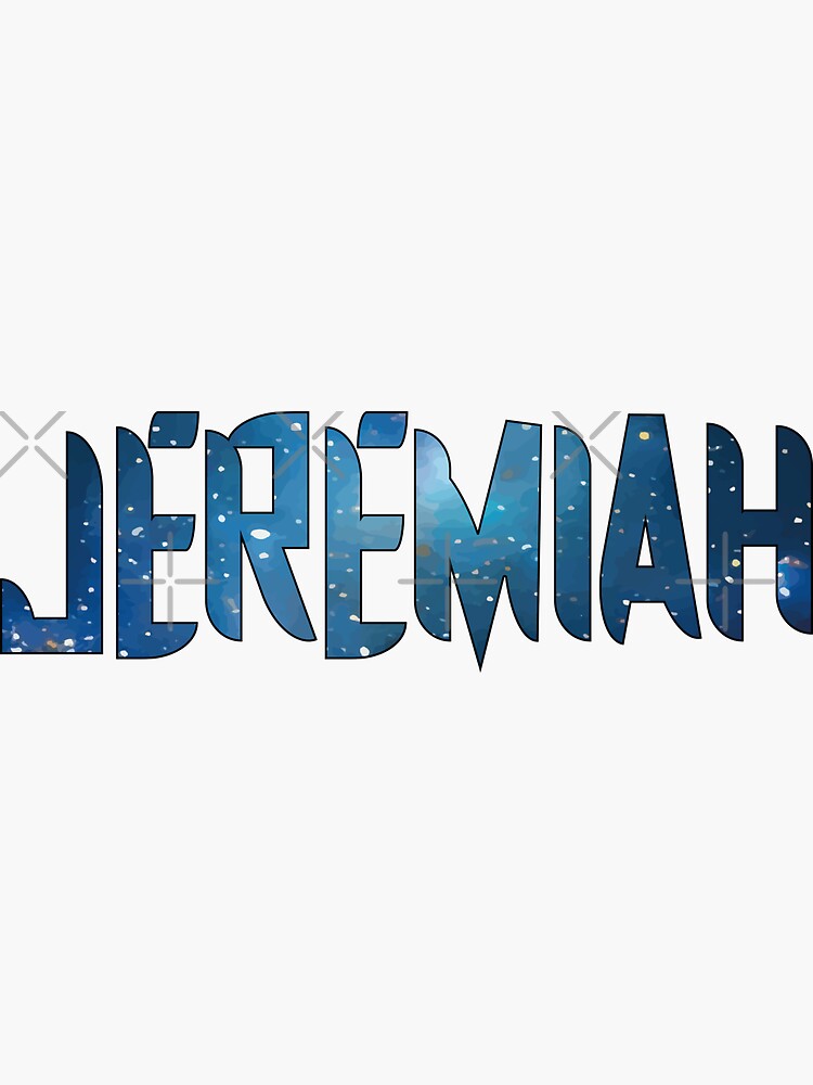 "JEREMIAH Name IV - My name is JEREMIAH - typography name - Galaxy Vibe ...