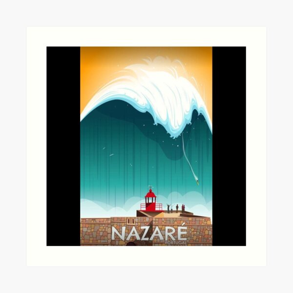 "Nazare vintage" Art Print for Sale by Tangoflow | Redbubble