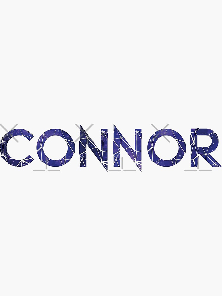 "CONNOR Name I - My name is CONNOR - typography name - Galaxy Vibe ...