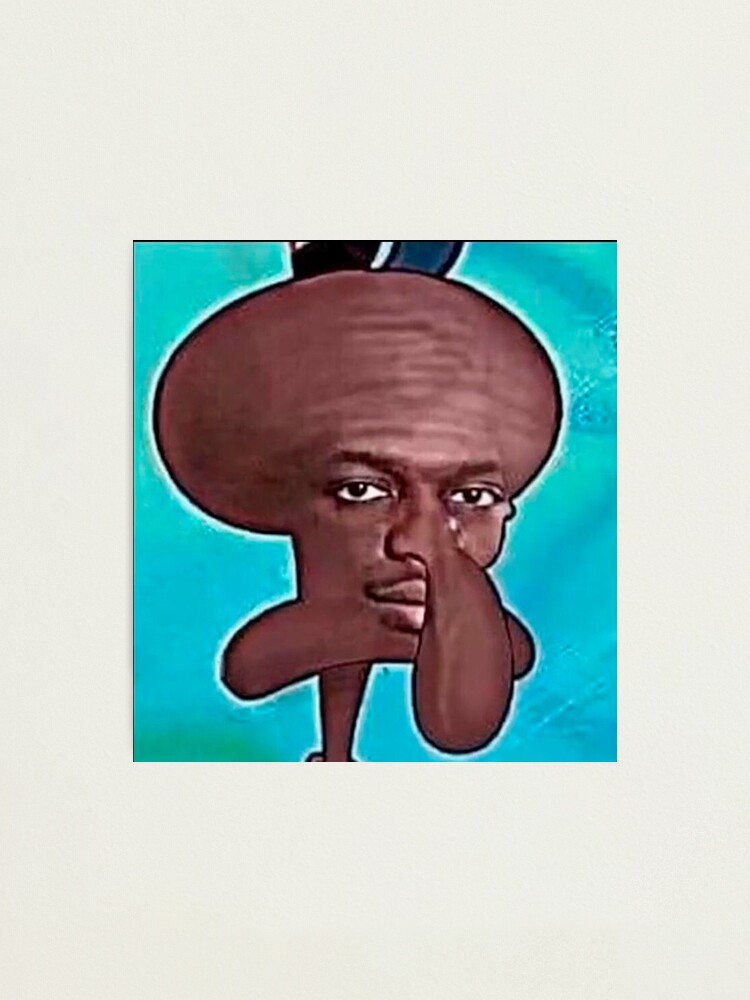 "KSI meme, KSI Squidward crossover meme" Photographic Print for Sale by ...