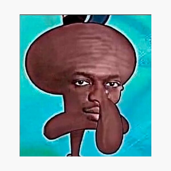 Ksi Meme Ksi Squidward Crossover Meme Photographic Print For Sale By Michaalec Redbubble